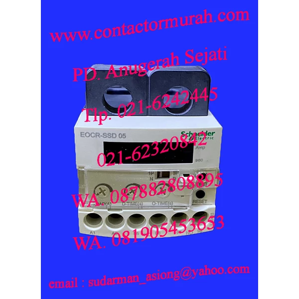 Jual schneider EOCR-SSD 05 overcurrent relay Jakarta | Anugerah Sejati